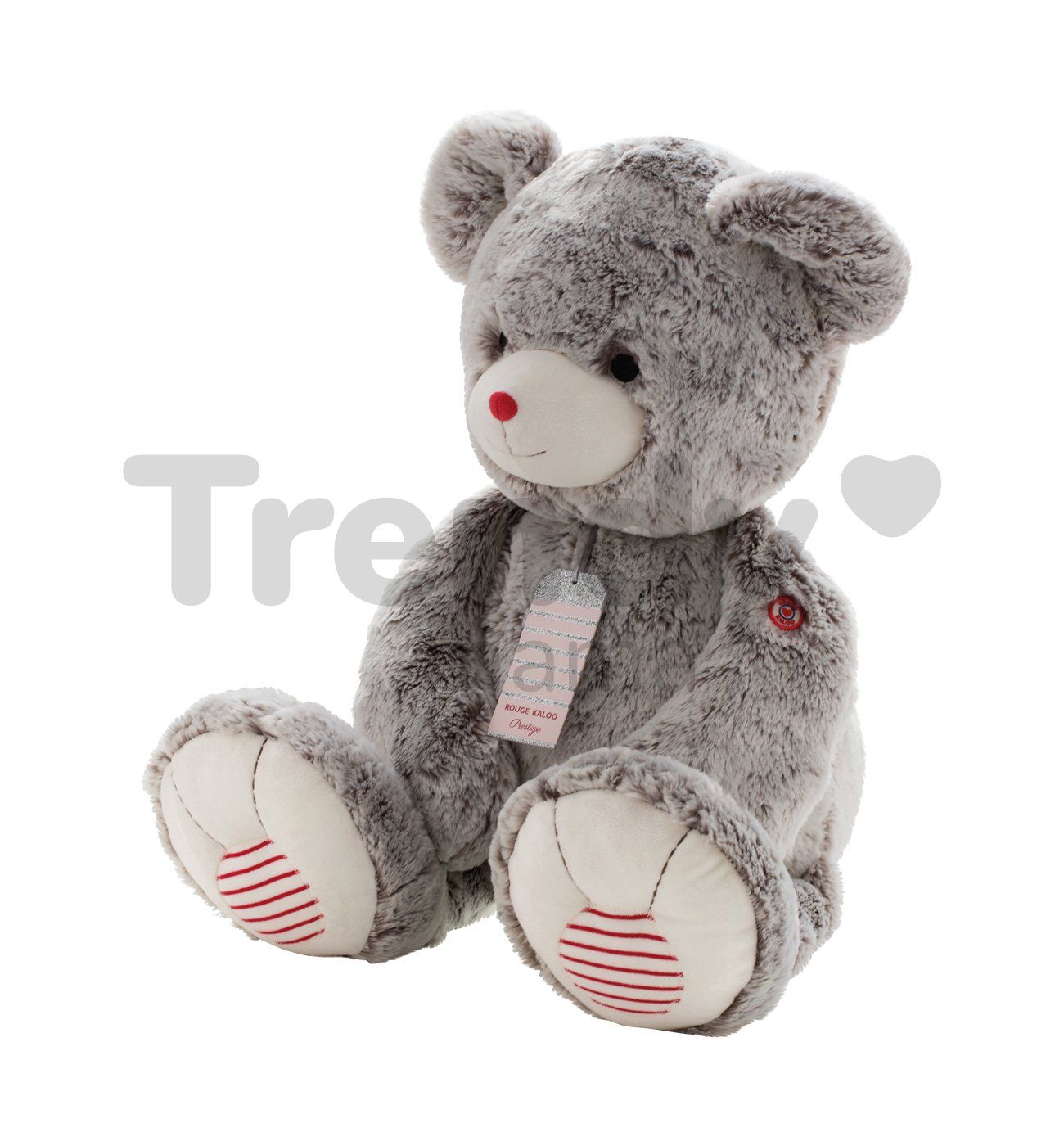 Veľký plyšový medveď Kaloo Rouge Prestige šedý